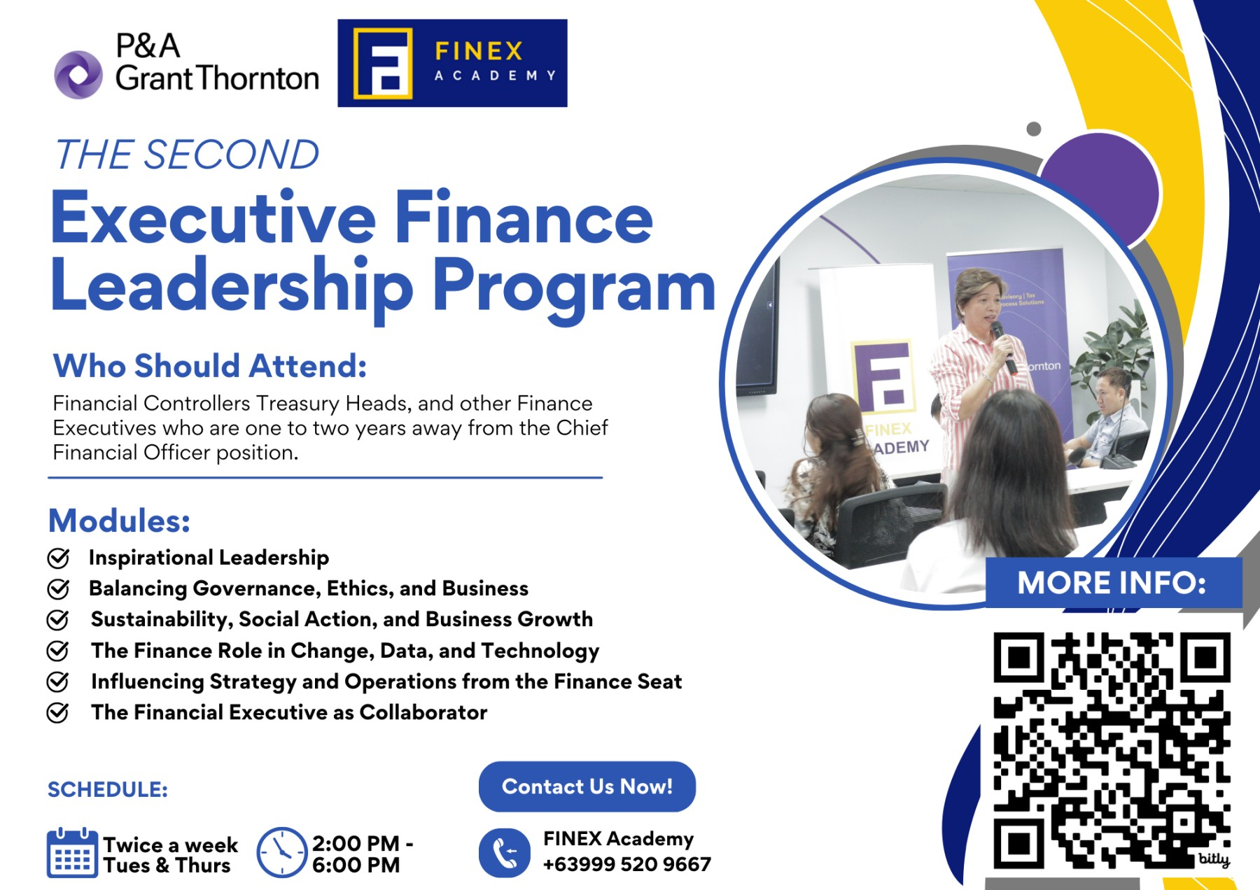 Oct 18, 2024 to Nov 21, 2024 – 2nd Executive Finance Leadership Program ...